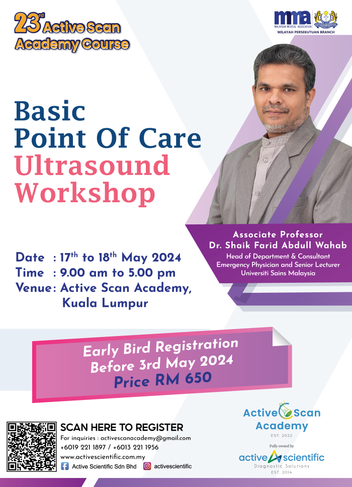Active Scan Academy - Organize professional workshops.